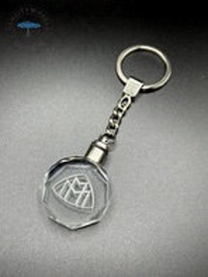 Maybach Car Logo High Quality Led Crystal Light Cute Keychain - Etsy