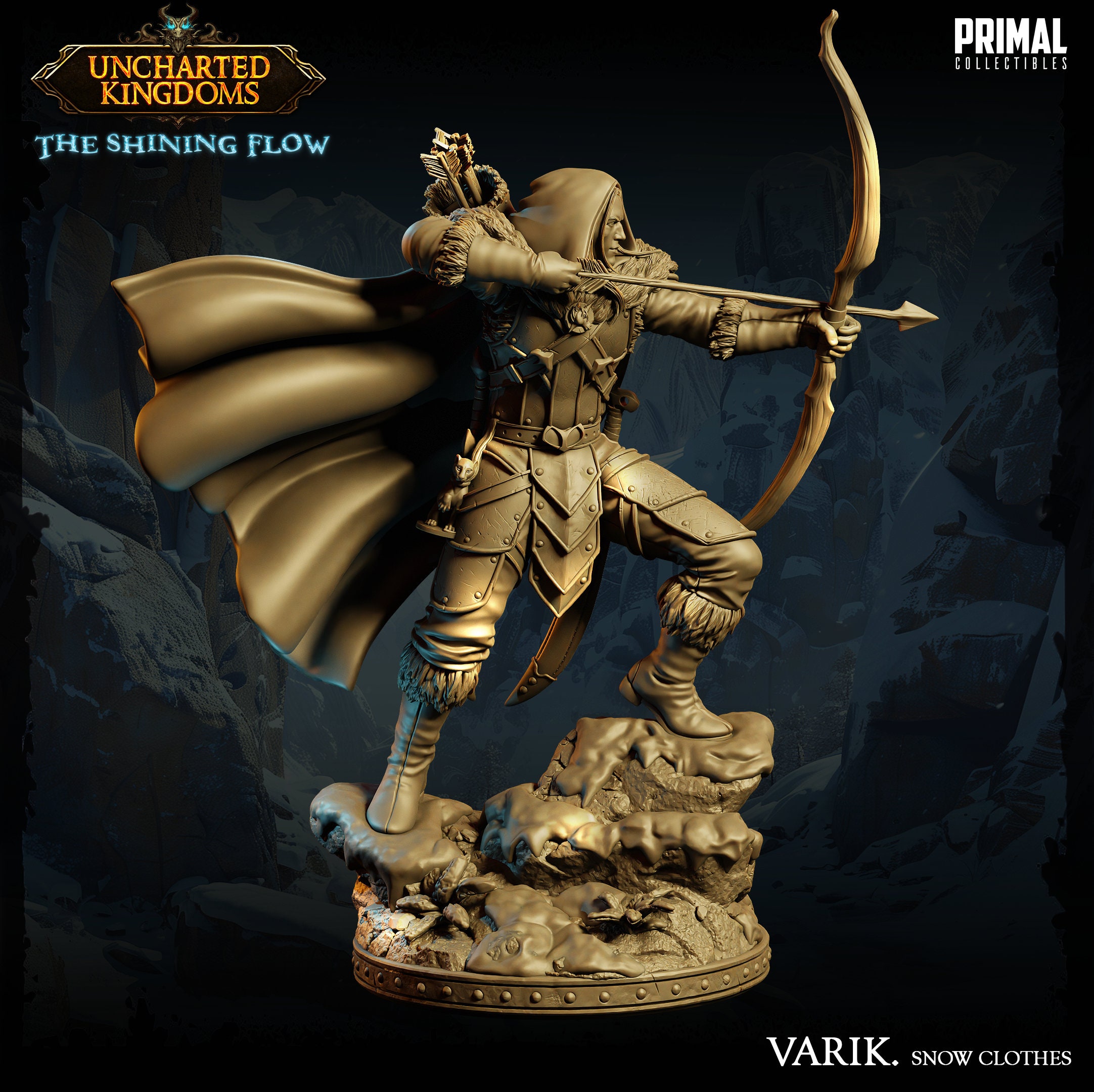 Dark Elf Ranger (varik) by Primal Collectibles - Etsy