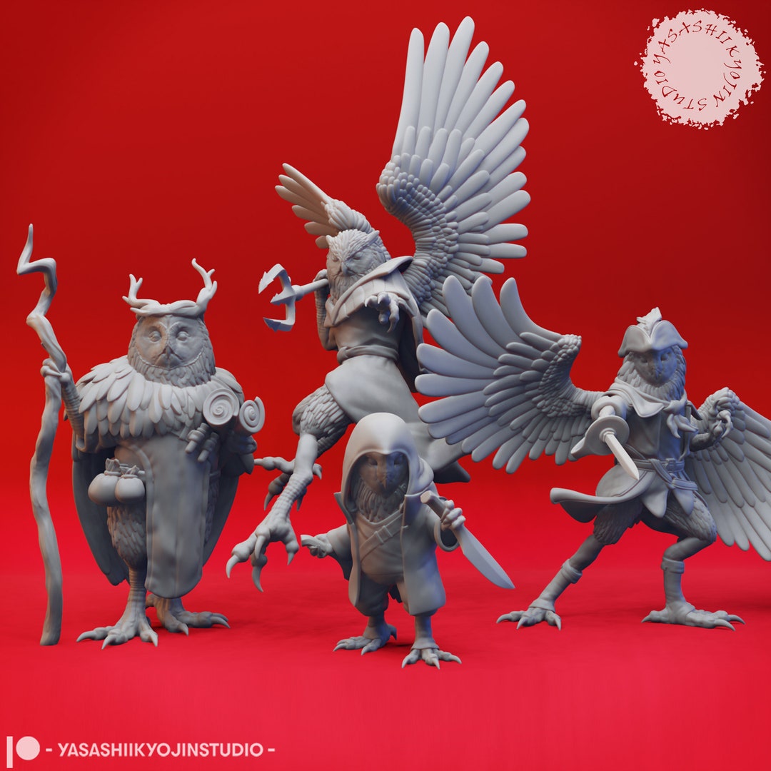 Owlkin by Yasashii Kyojin Studios - Etsy