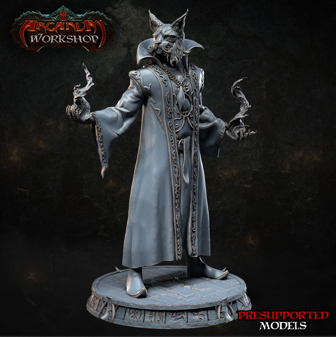 Darius the Cat Sorcerer by Arcanum Workshop - Etsy