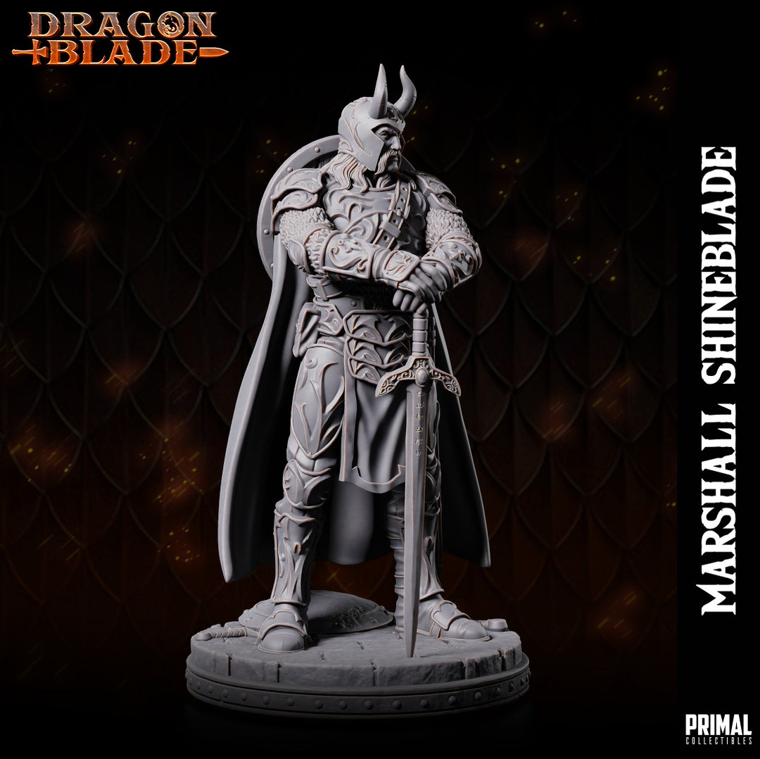 Fighter / Knight marshall Shineblade by Primal Collectibles - Etsy