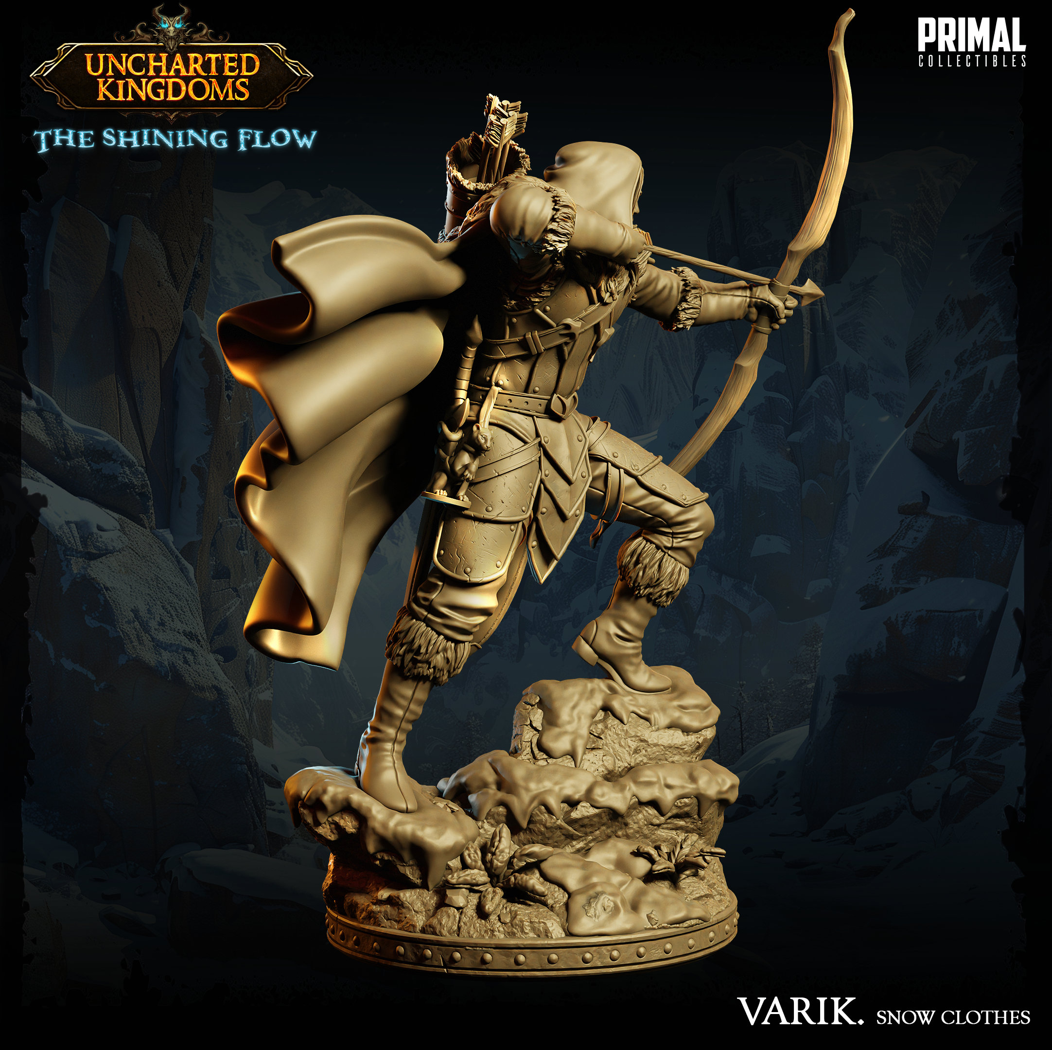 Dark Elf Ranger (varik) by Primal Collectibles - Etsy