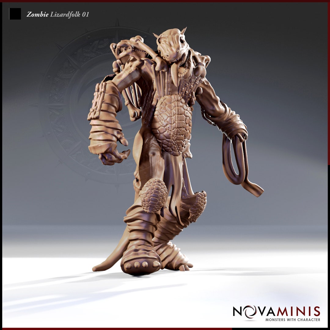 Zombie Lizardfolk by Novaminis - Etsy