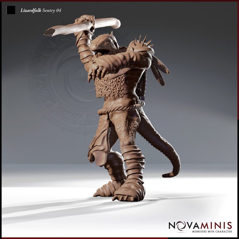 Lizardfolk Sentries by Novaminis - Etsy