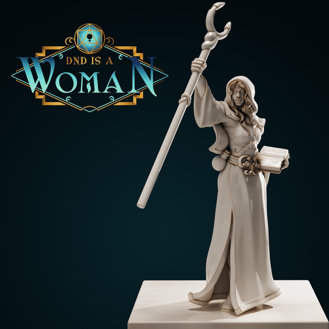 Drow Wizard - Lucasina by Dnd is A Woman - Etsy UK