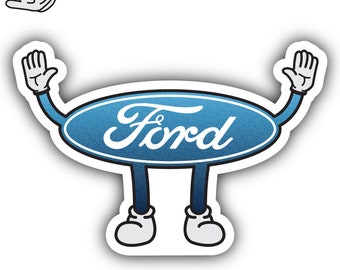 Vintage Ford Motor Company Logo Vinyl Decal Sticker - Etsy