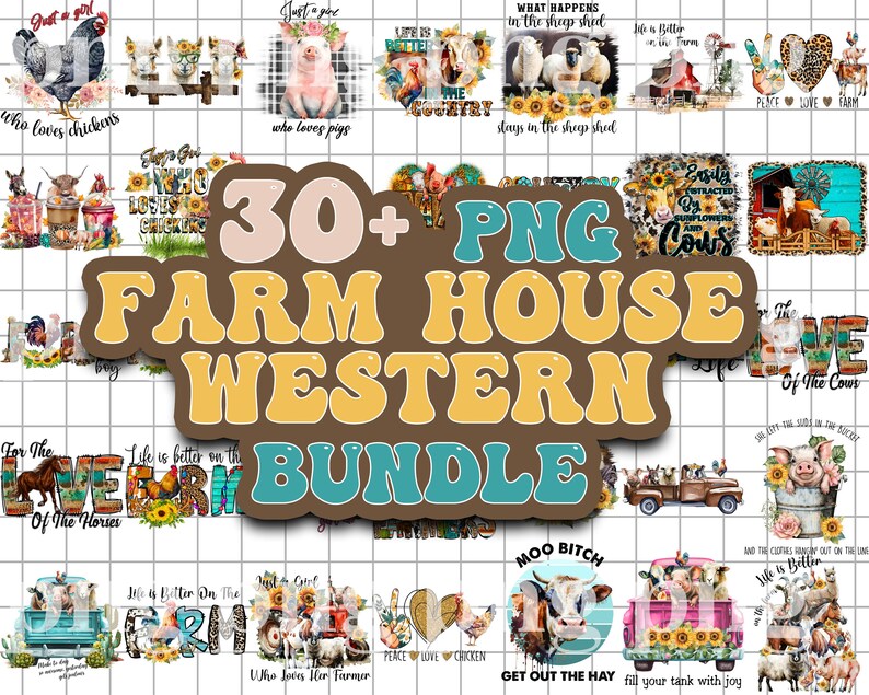Farm House Western PNG Farm Design Png Farm Life Png Farm - Etsy Canada