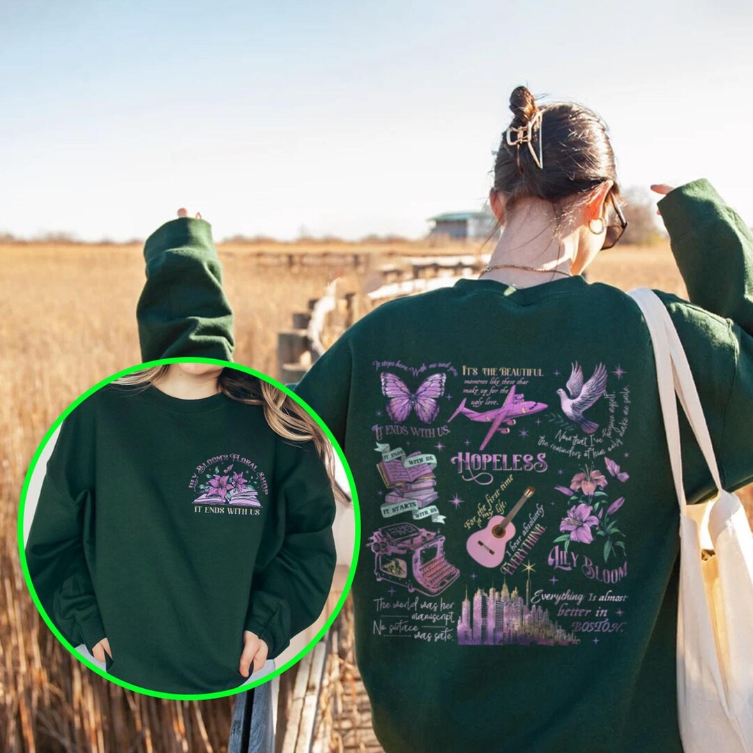 Lily Bloom's Floral Shop Shirt, It Ends With Us Shirt, Colleen Hoover ...