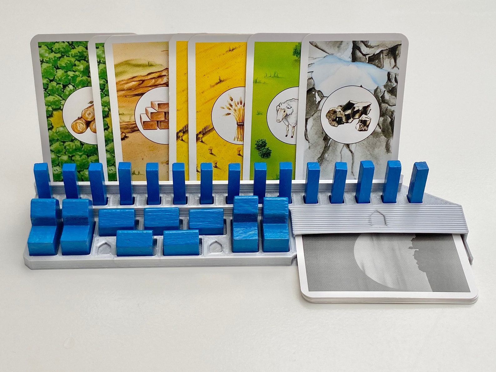 Catan 3D Upgrade, Holder and Organizer for Game Material Wooden Figures ...