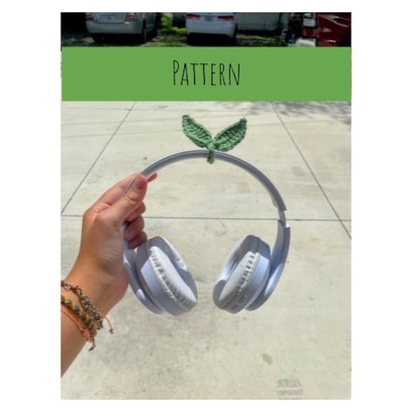 Headphone Sprout Pattern - Etsy