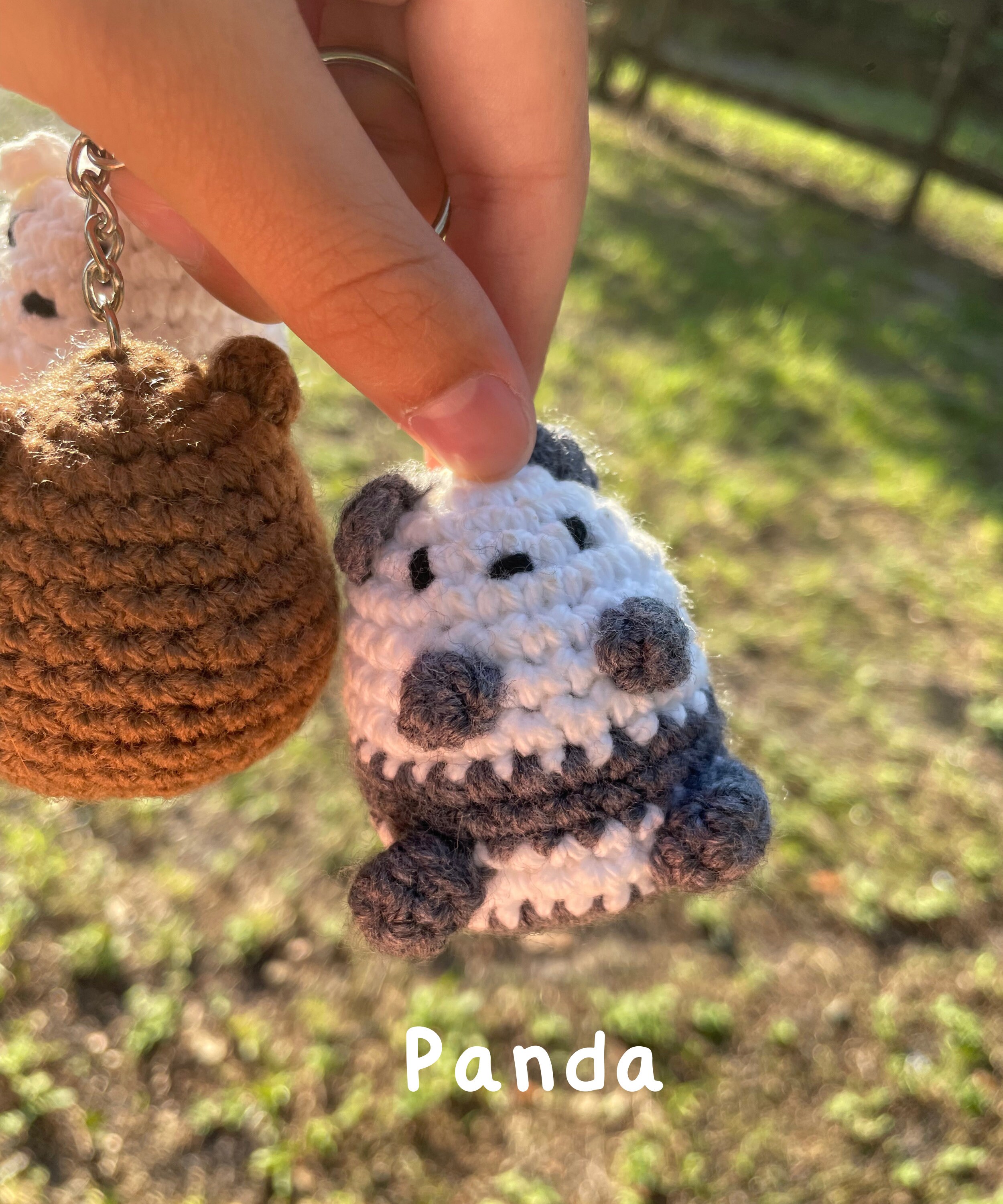 Free Crochet We Bare Bears Pattern, Crochet Keychain Bears, Crochet ...