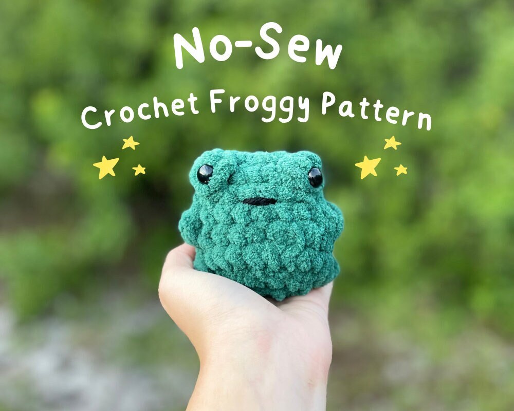 No Sew Crochet Froggy PDF PATTERN (no Sew Crochet Pattern, No Sew ...