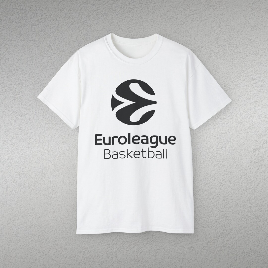 Euroleague Basketball Logo T-shirt, Casual Basketball Tee, European ...