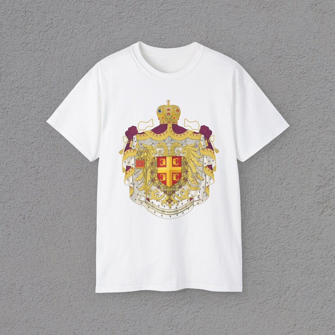 Byzantine Empire Coat of Arms T-shirt, Medieval Ages Historic Shirt ...