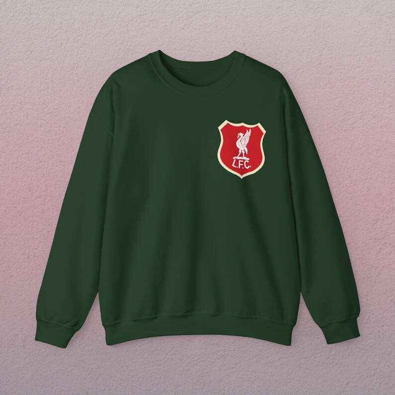 Liverpool FC 1950's Retro Logo Sweatshirt, Redesigned Liverpool ...