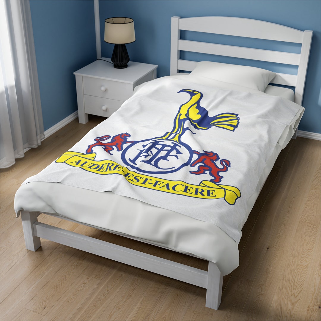 Retro Vintage Tottenham Hotspur Logo Velveteen Plush Blanket, Tottenham ...