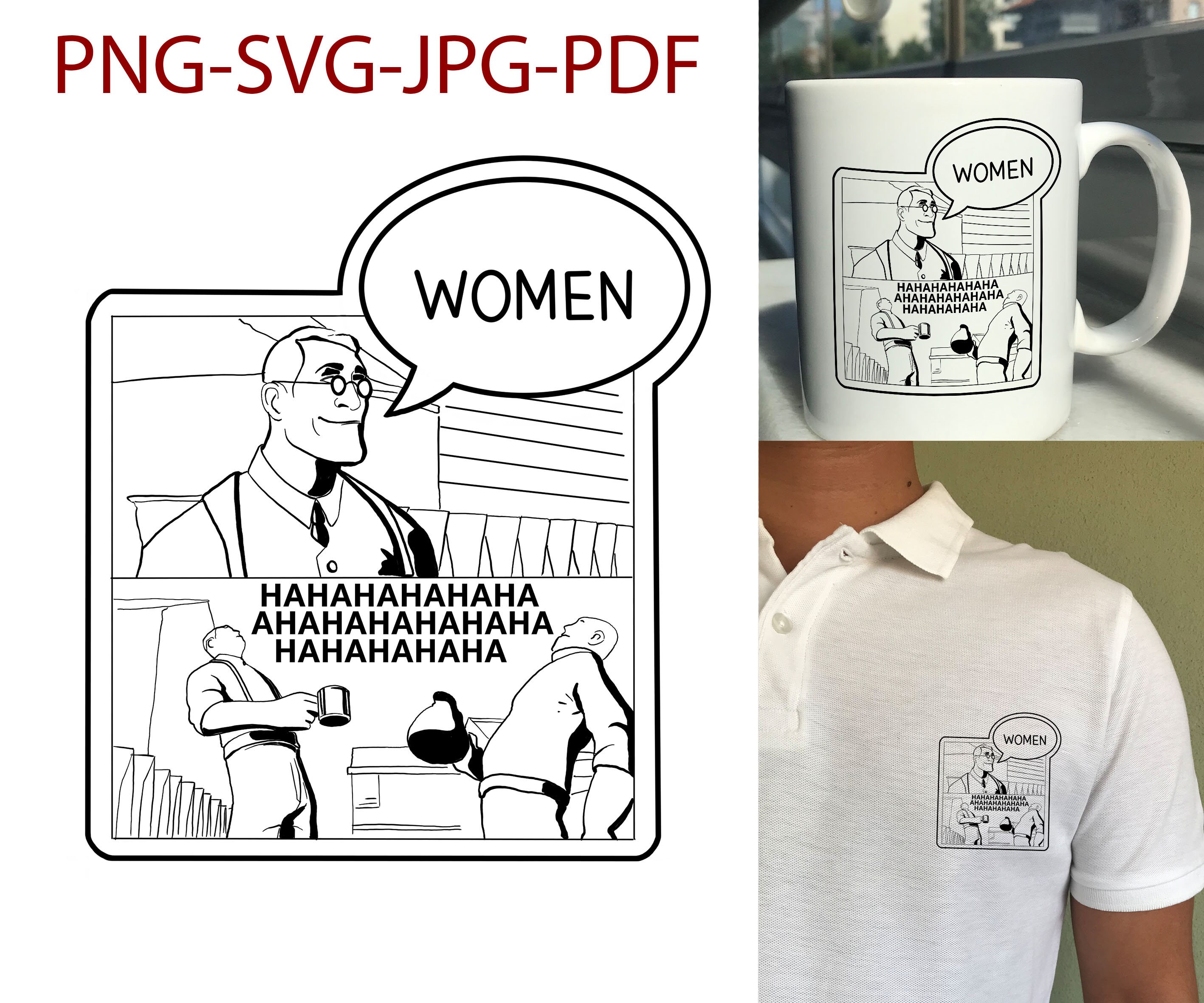 Women Meme Download, Funny Png, Pdf, Svg, Jpeg, Meme, Instant Downloa ...