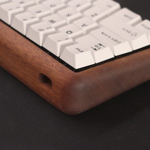 Wood Mechanical Keyboard / 60% Wood Keyboard Case / Wooden Keyboard ...