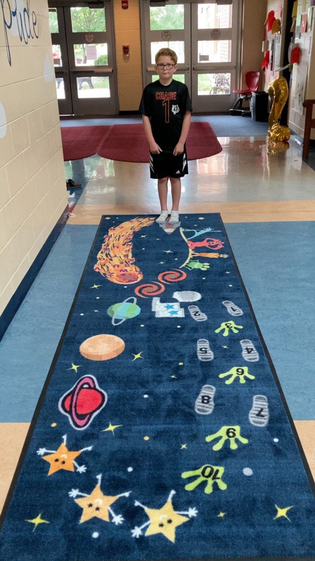 Outer Space Educational Sensory Path Rug - Etsy