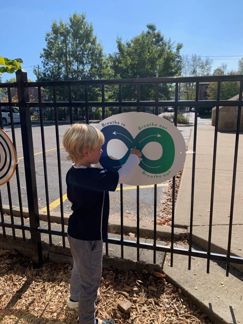 Infinity Breathing Sensory Wall Graphic 24" X 18" - Etsy