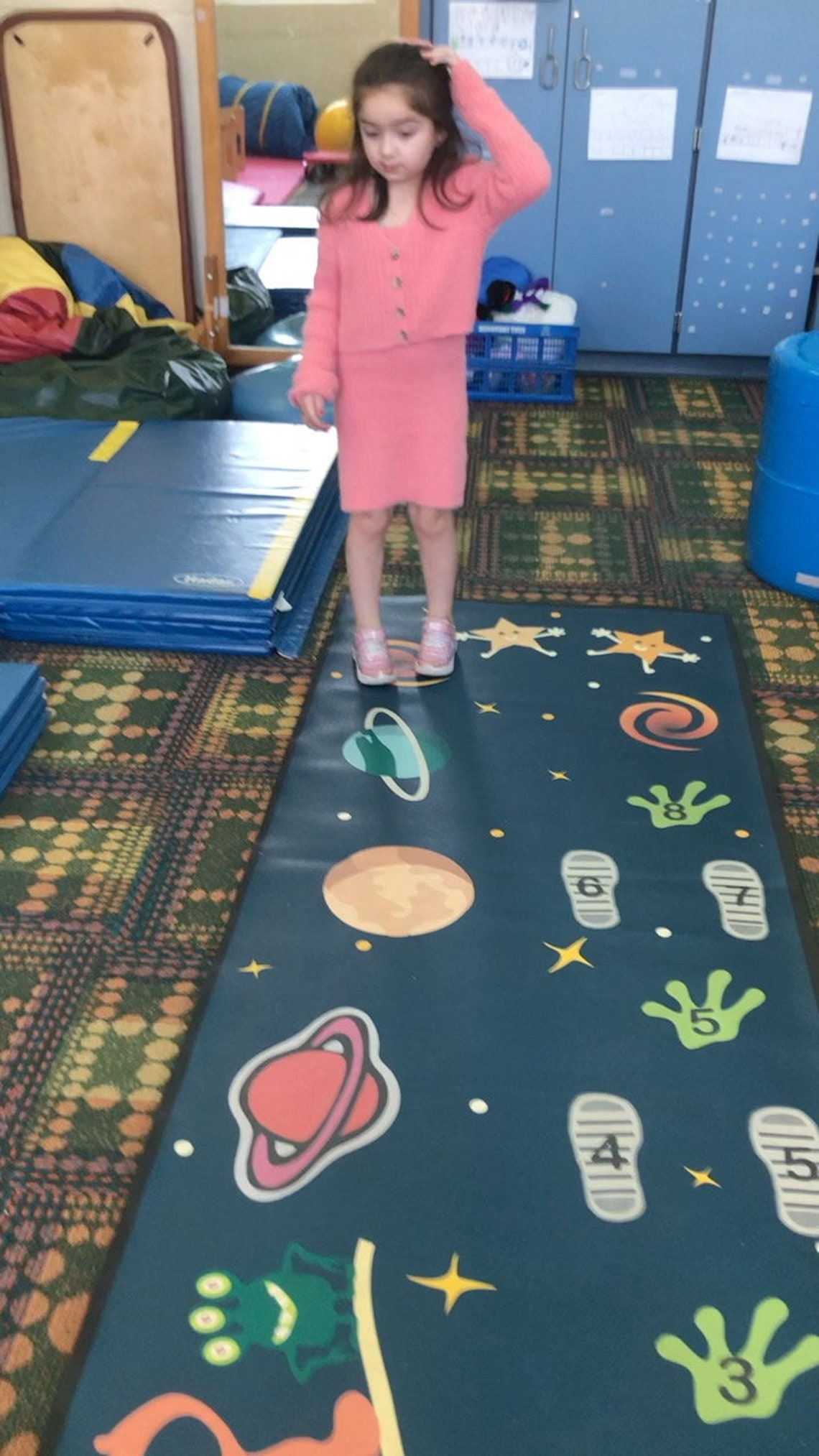 Outer Space Educational Sensory Mat - Etsy