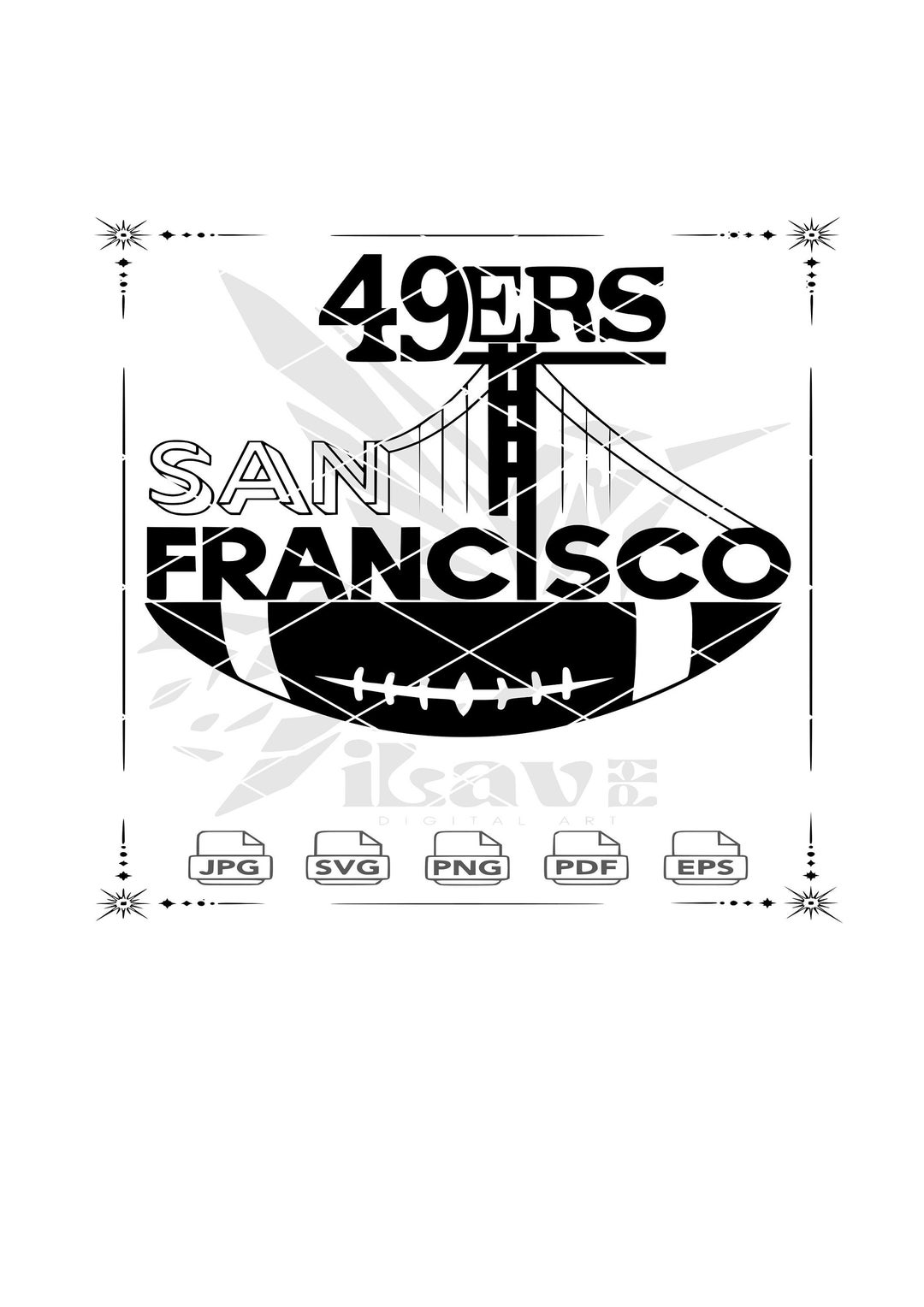 49ers Fan Svg 49ers Svg 49ers Football Svg 49ers Png 49ers - Etsy