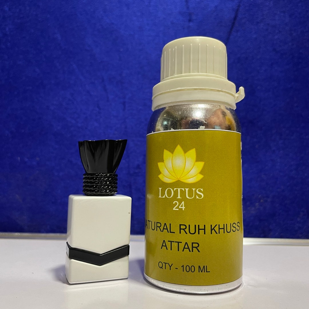 LOTUS24 Ruh Khus Attar Alcohol-free Ittar Unisex Roll on Perfume Body ...