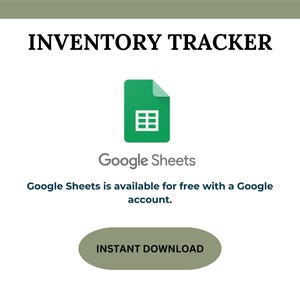 Inventory Tracker Spreadsheet, Small Business Inventory Template ...