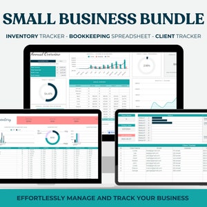 Small Business Spreadsheets, Inventory Tracker, Bookkeeping Spreadsheet ...