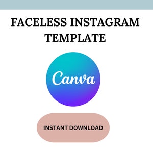 Faceless Instagram Template, Social Media Instagram Video Template ...