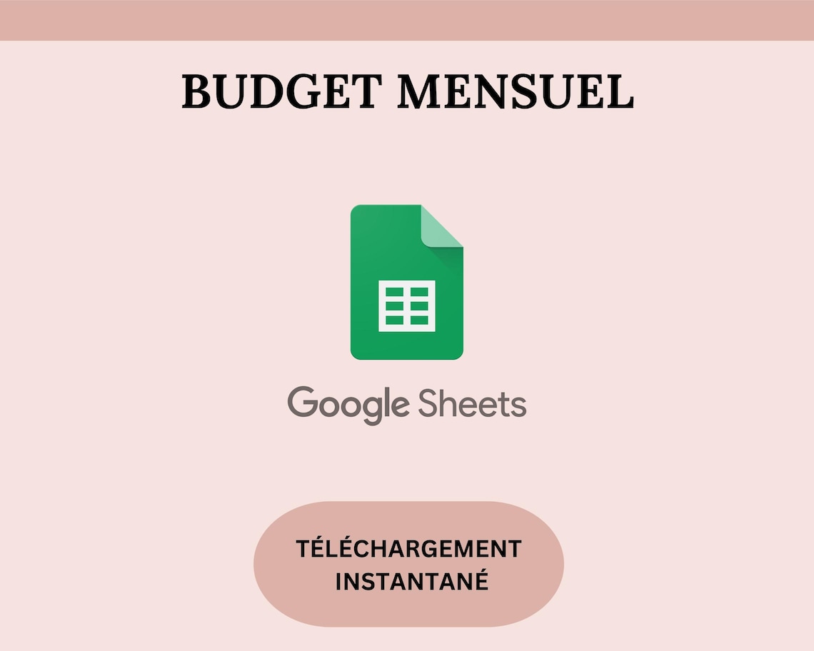 Budget Mensuel Français, Monthly Budget Planner Français, Monthly ...