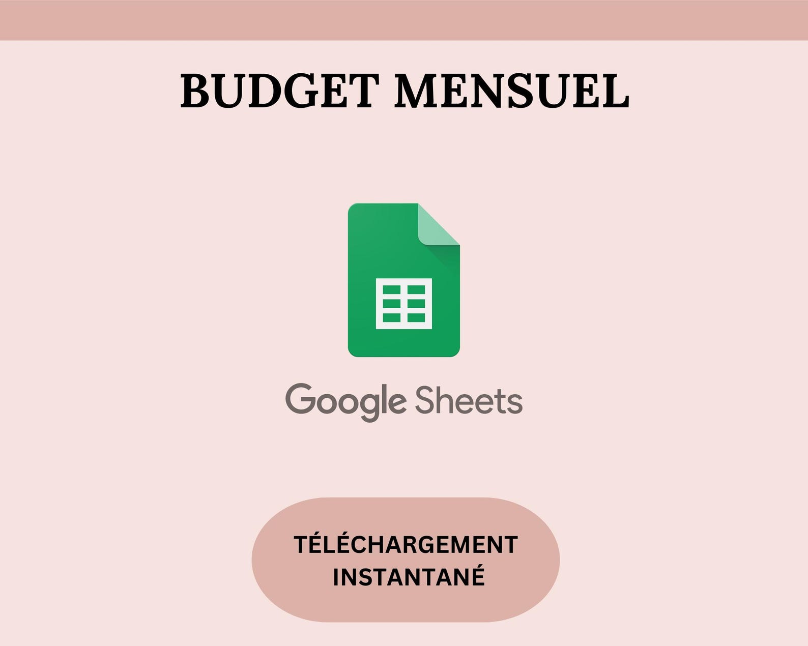 Budget Mensuel Français, Monthly Budget Planner Français, Monthly ...