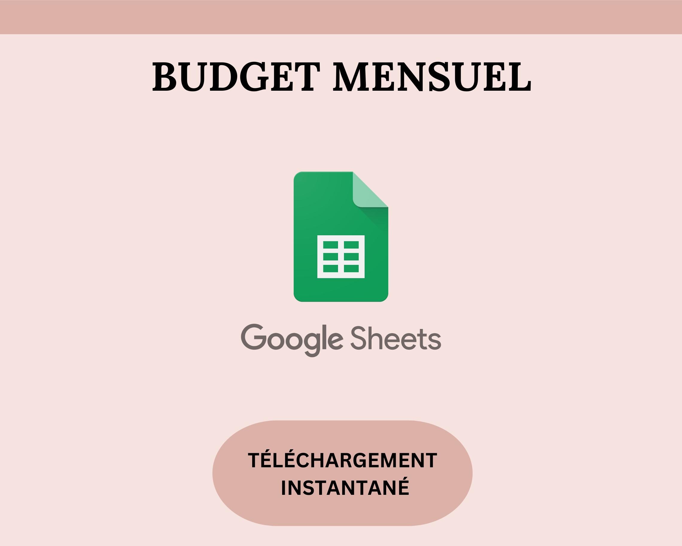 Budget Mensuel Français, Monthly Budget Planner Français, Monthly ...