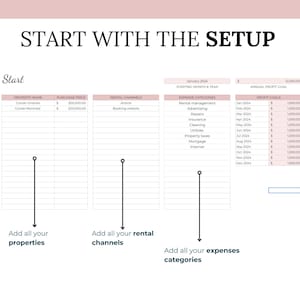 Rental Property Spreadsheet, Rental Property Management, Rental ...