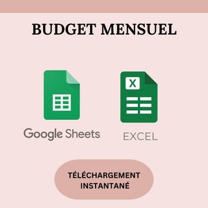 Budget Mensuel Français, Monthly Budget Planner Français, Monthly ...