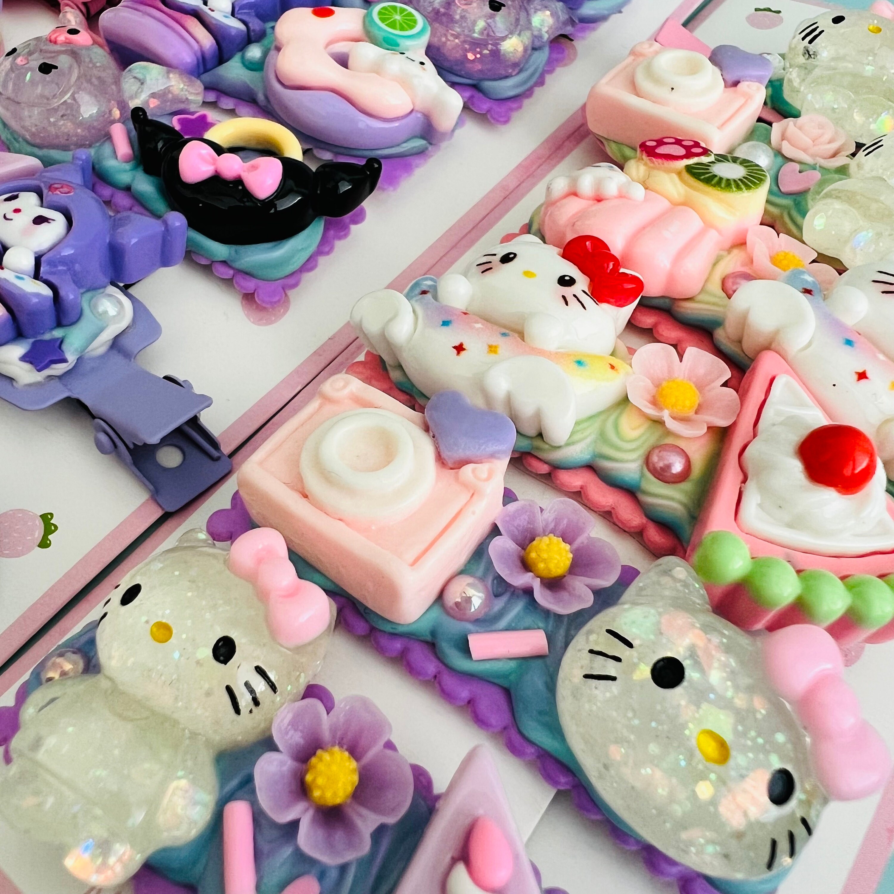 Kawaii Hair Clips Decoden Custom Hair Clips Handmade Hair - Etsy
