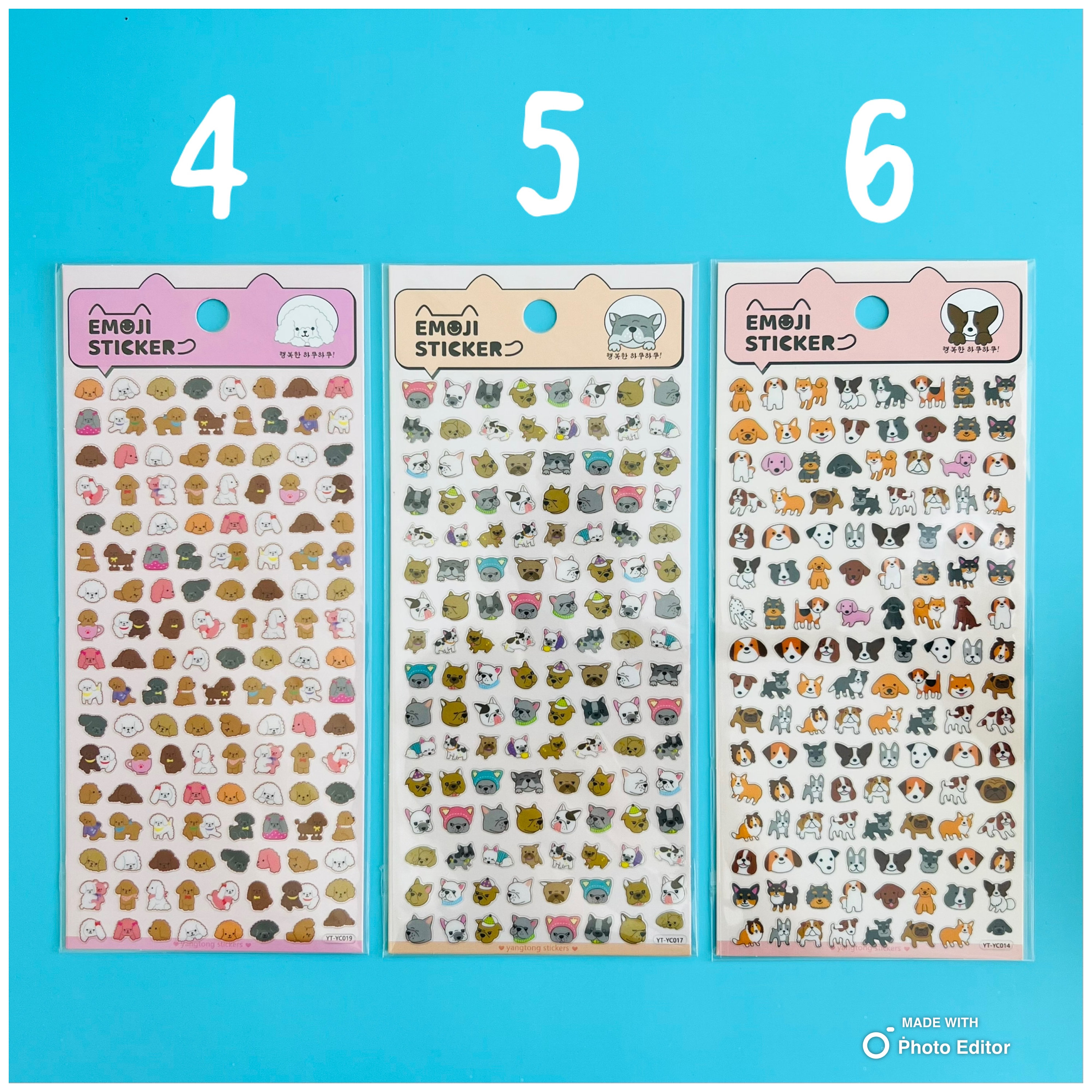 3D Puffy Sticker Sheet, Deco Stickers, Kawaii Stickers - Etsy
