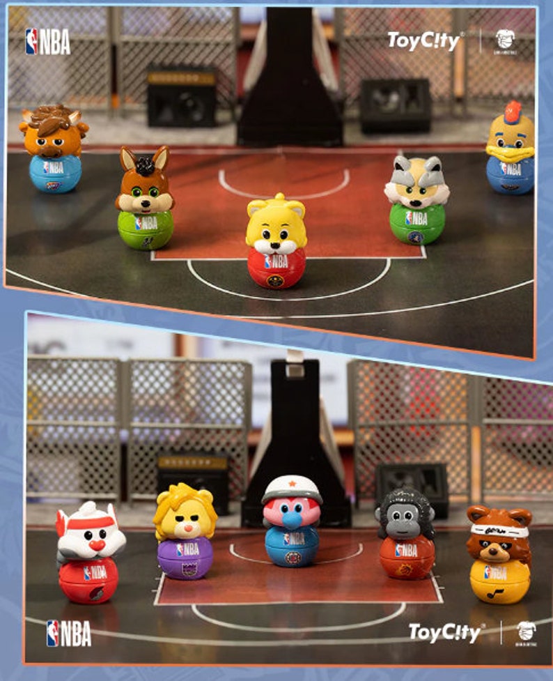 NBA Mascot Keychain and Magnet (blind Box) - Etsy
