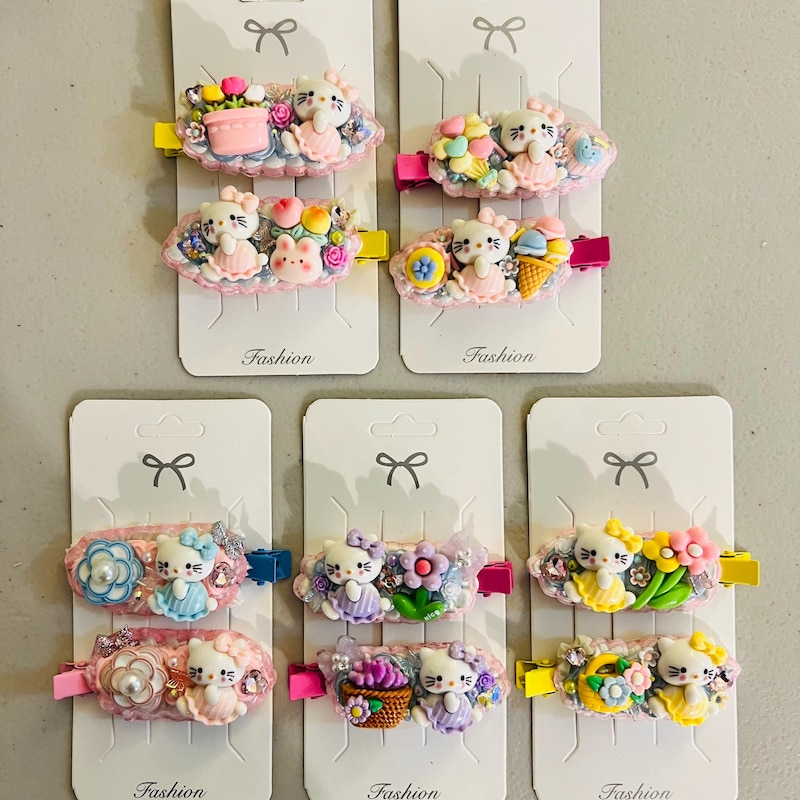 Kawaii Hair Clip - Etsy