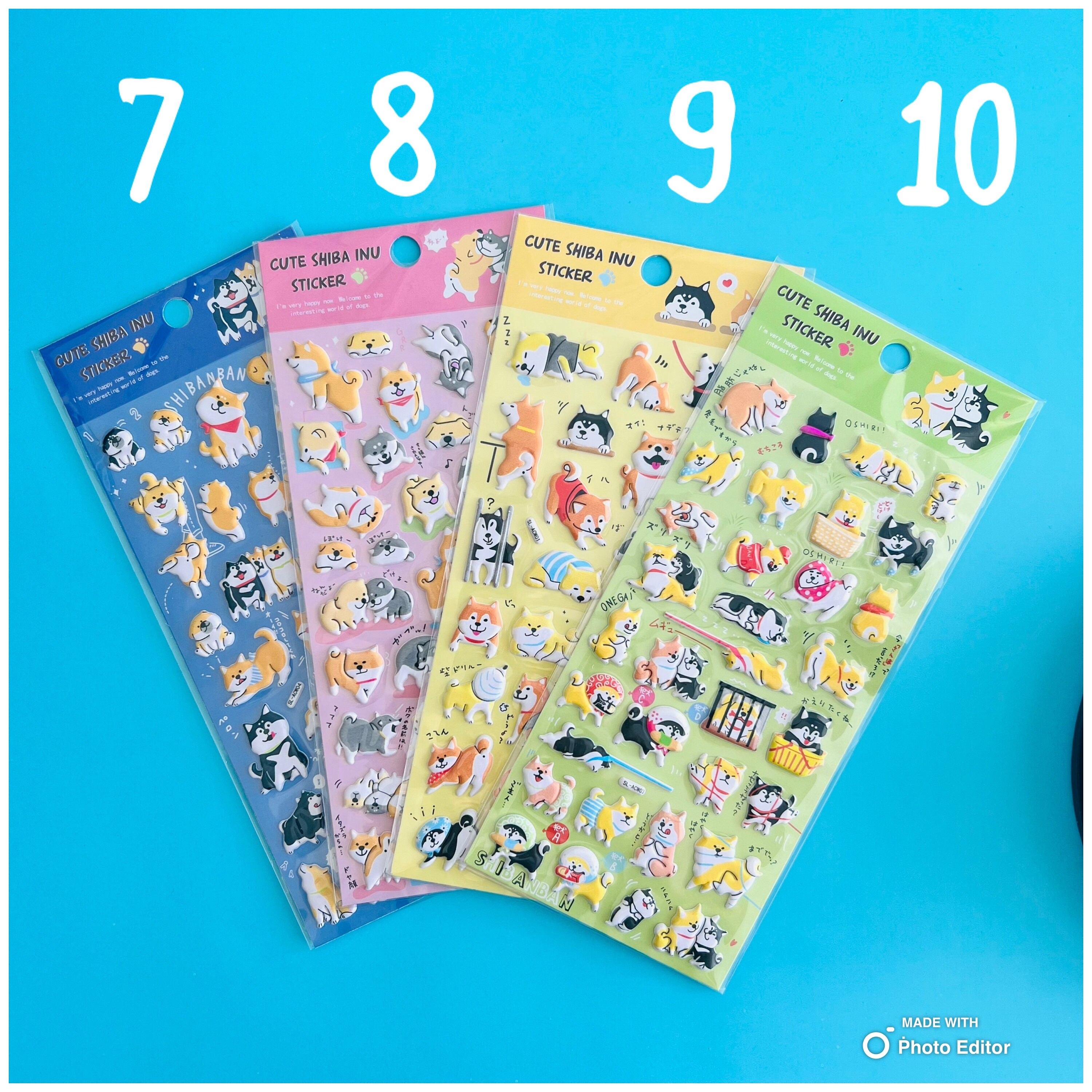 3D Puffy Sticker Sheet, Deco Stickers, Kawaii Stickers - Etsy