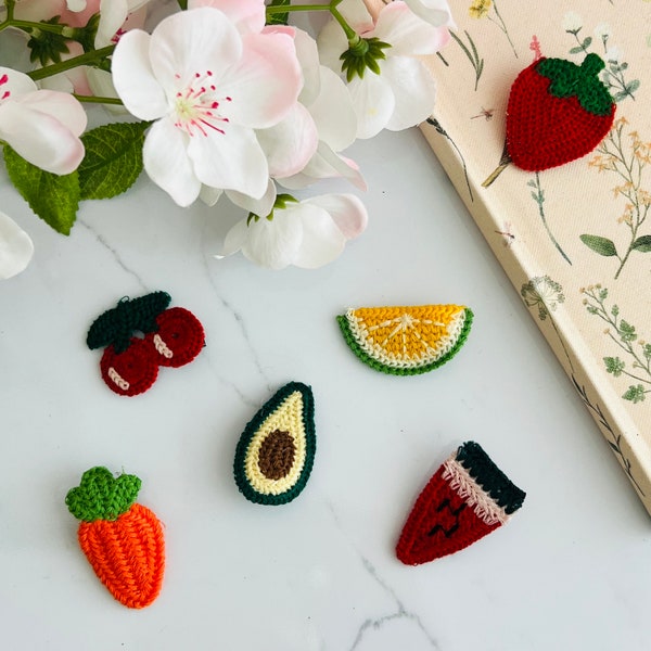 Fruit Hair Clips - Etsy