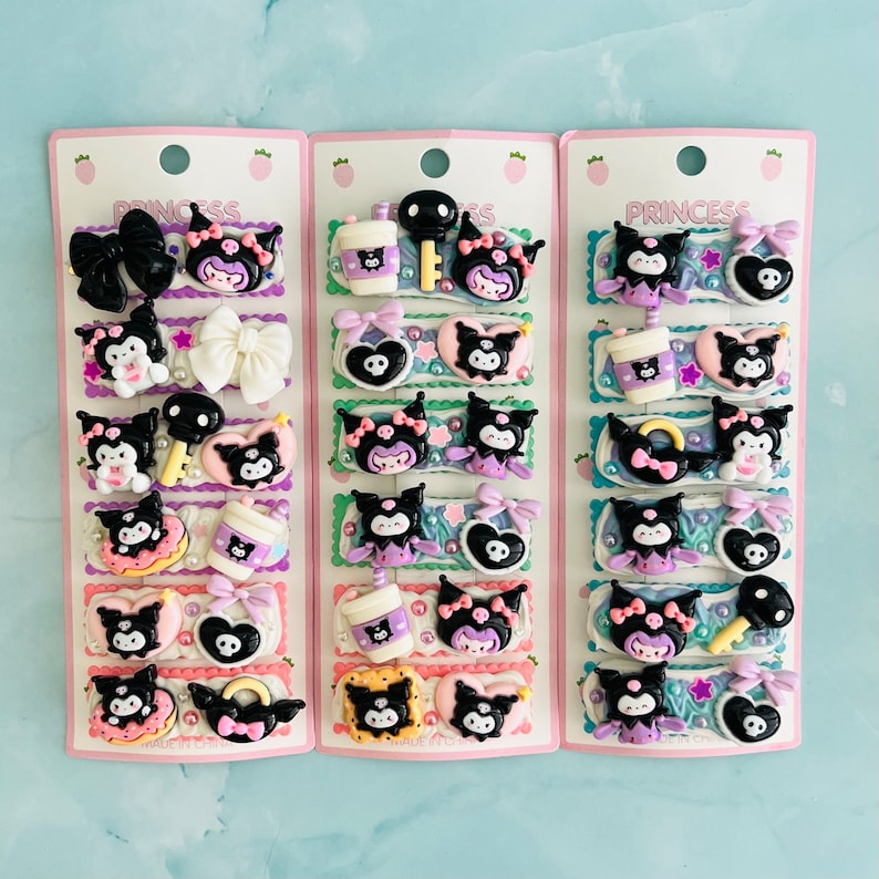 Kawaii Hair Clips, Decoden Custom Hair Clips, Handmade Hair Clips ...
