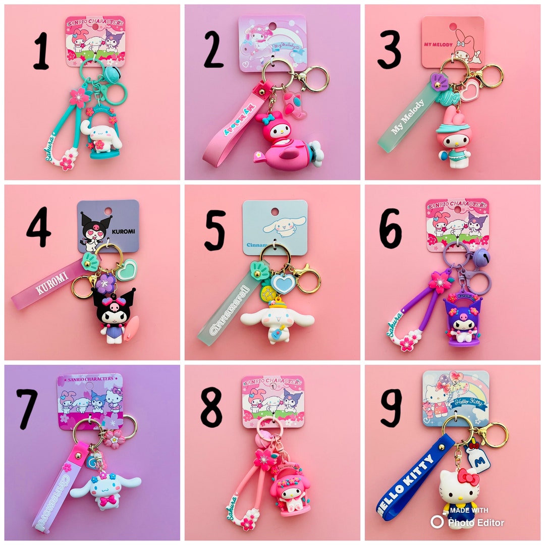 Sanrio Keychain, Japanese Keychain, Kawaii Keychain, Cute Keychain ...