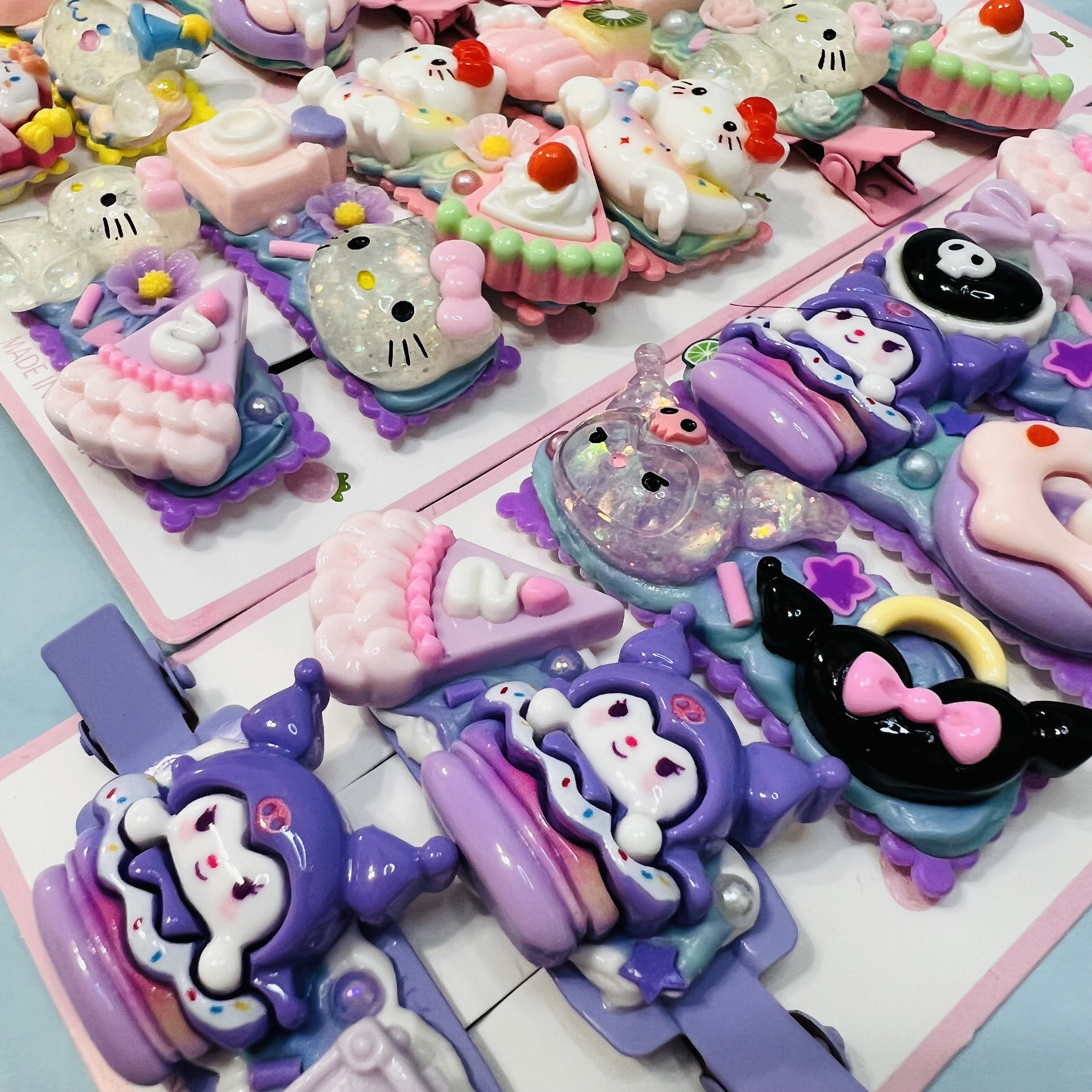 Kawaii Hair Clips Decoden Custom Hair Clips Handmade Hair - Etsy