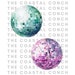 Watercolor Disco Ball Clipart- 20 Transparent Background PNG Commercial ...