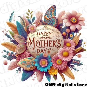 11 High Resolution Png, Mother's Day Png, Happy Mothers Day Png Bundle ...