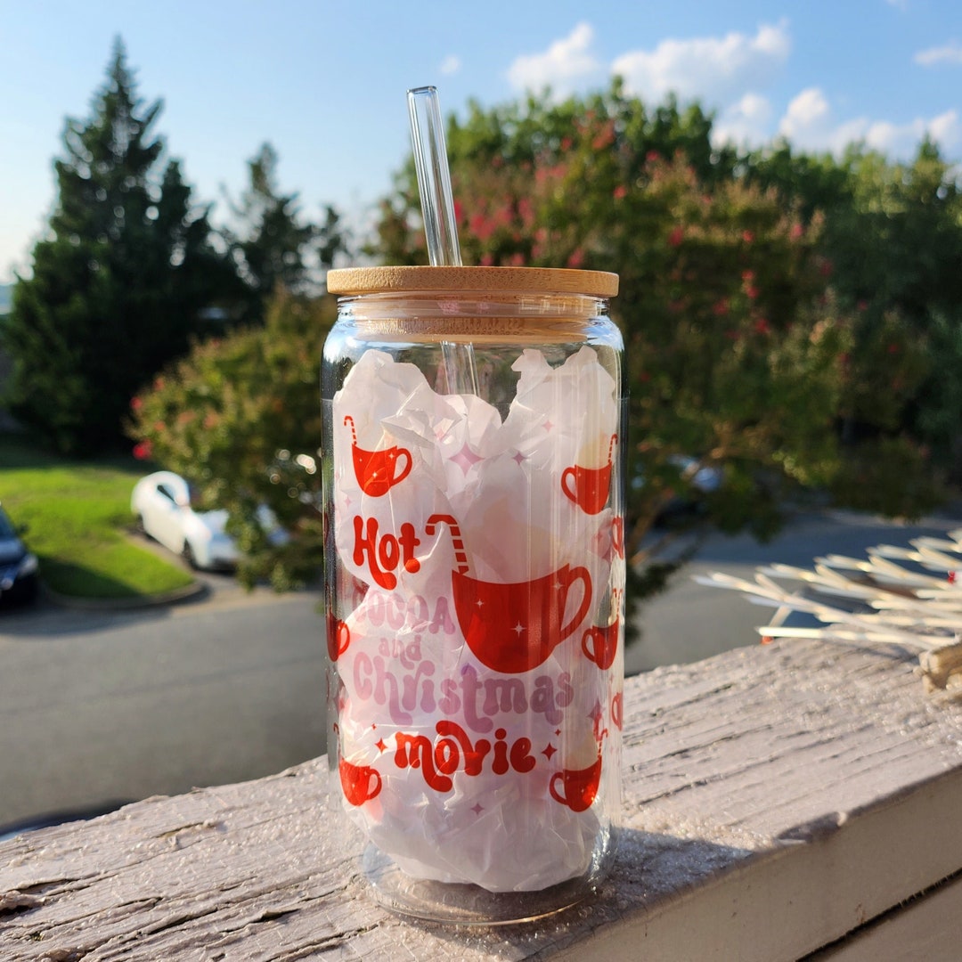 Hot Cocoa Beer Glass Can Tumbler Drinkware - Etsy