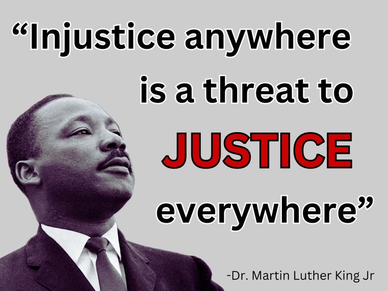 MLK Digital Poster Print Black History Month Printable Civil Rights ...