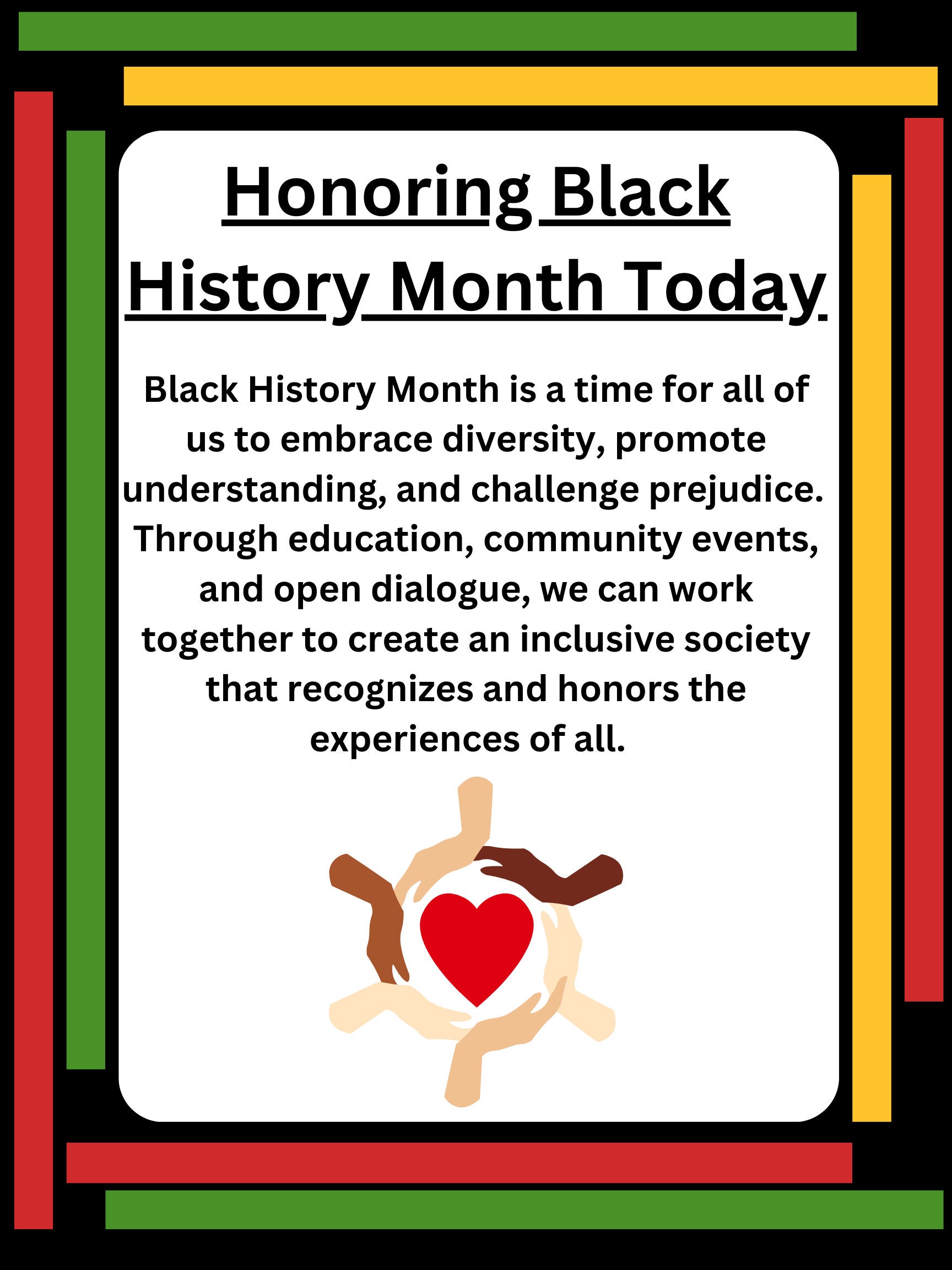 Celebrating the Legacy of Black History Month Bulletin Board; Printable ...