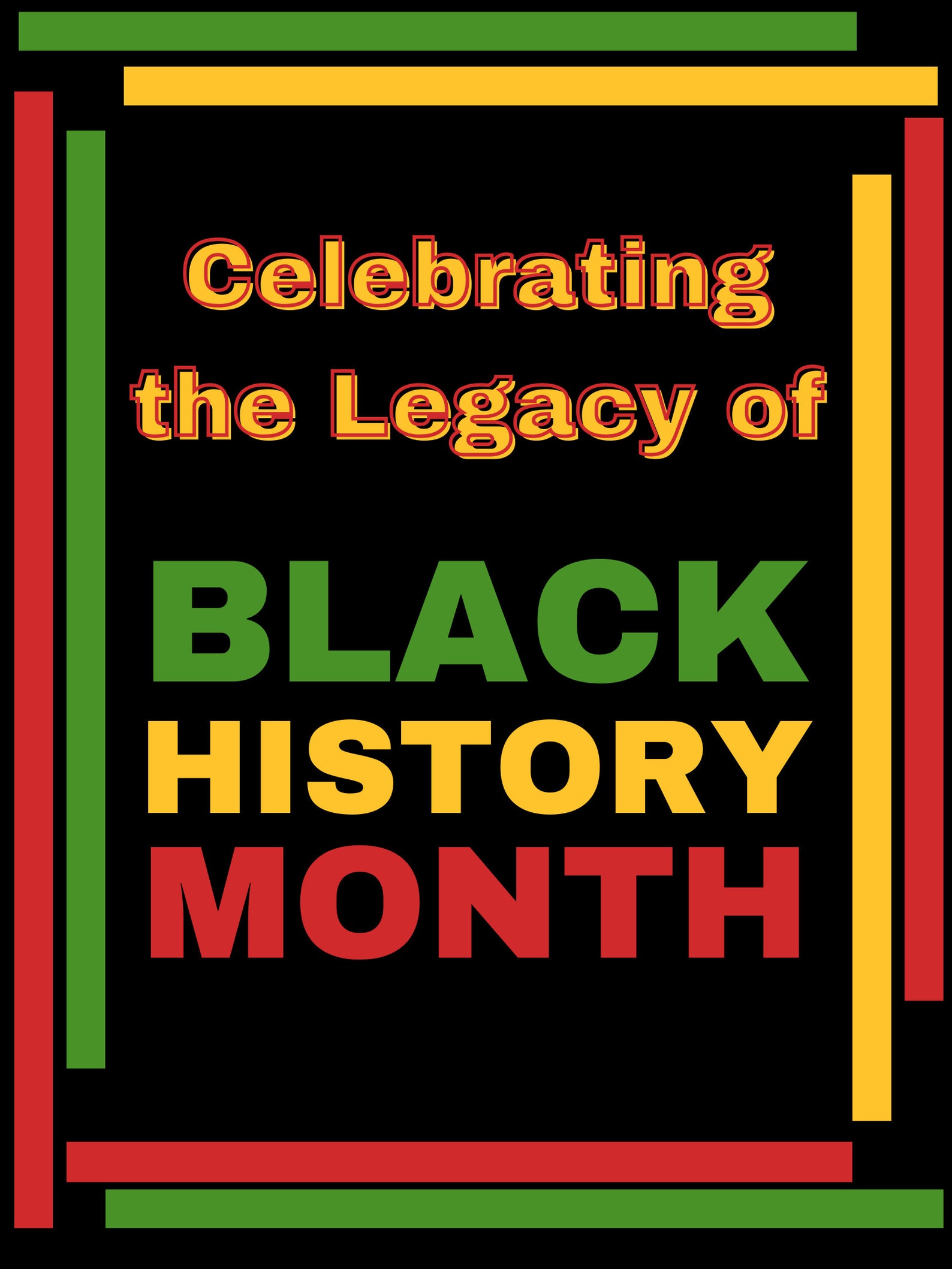 Celebrating the Legacy of Black History Month Bulletin Board; Printable ...